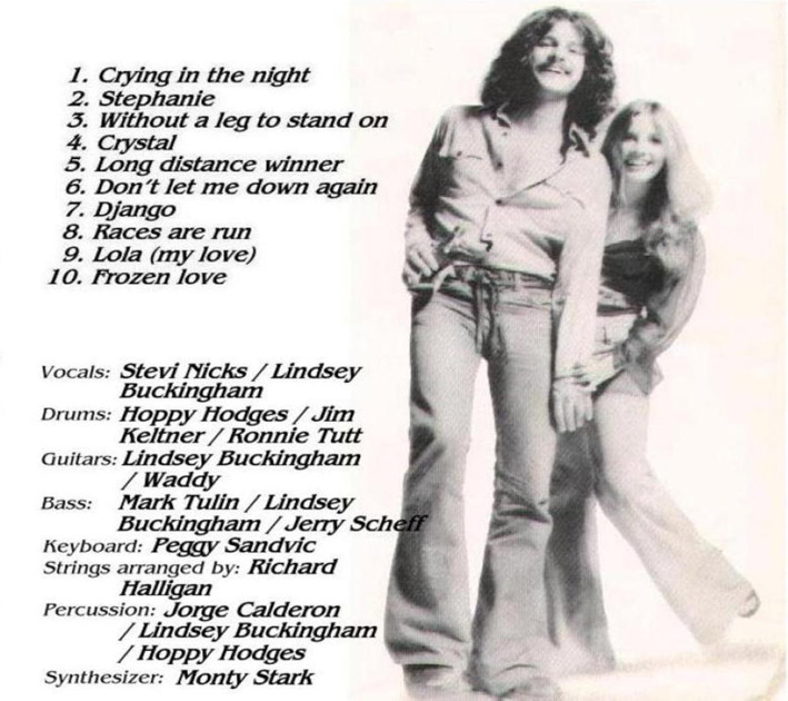Stevie Nicks & Lindsey Buckingham Buckingham Nicks : Back | CD Covers ...